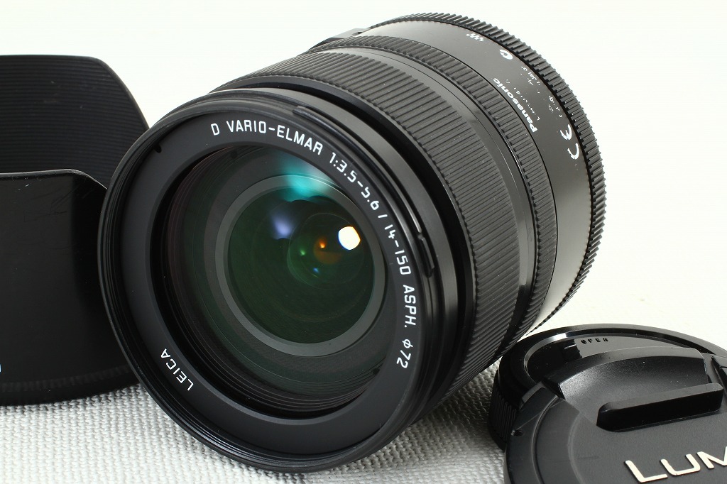 極上品 Panasonicパナソニック LEICA D VARIO-ELMAR 14-150mm F3.5-5.6 ASPH MEGA OIS 軽量高倍率ズームレンズ/a-4856 ...