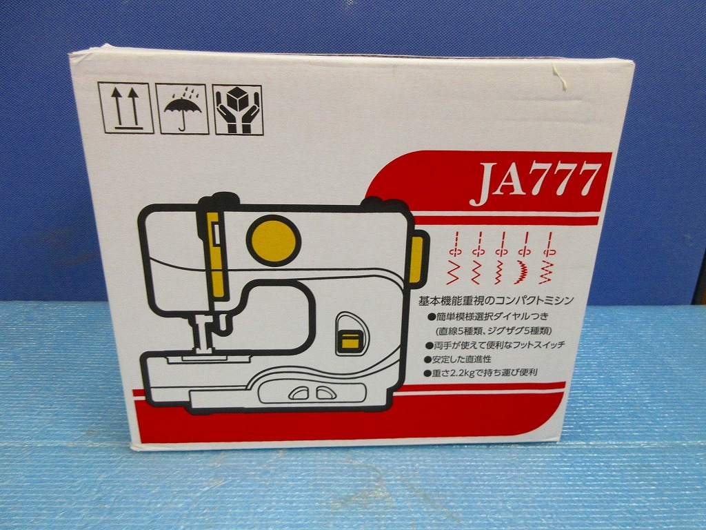 A53 西日本ミシン JANOME ジャノメ コンパクト電動ミシン JA777 フットスイッチ付(ジャノメ)｜売買されたオークション情報 ...