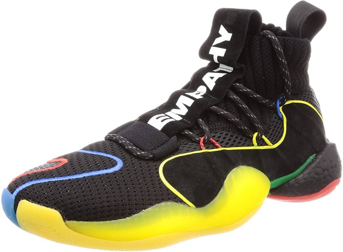 adidas CRAZY BYW LVL X PW G27805 ブラック/グリーン/レッド/イエロー/ブルー 27 0CM(27.0cm ...