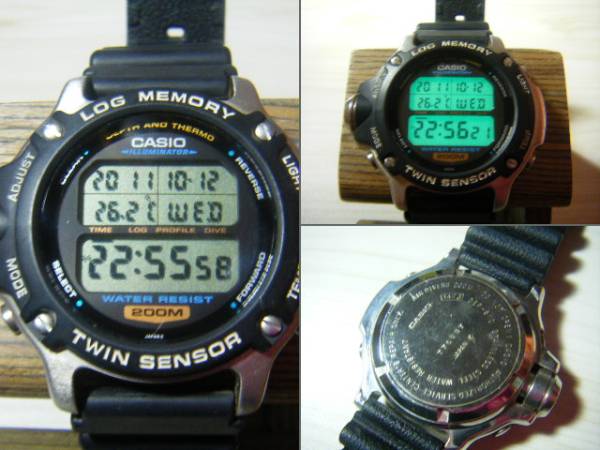 CASIO LOG MEMORY TWIN SENSOR 潜水王 DEP-610 23-15(その他)｜売買されたオークション情報、yahoo ...