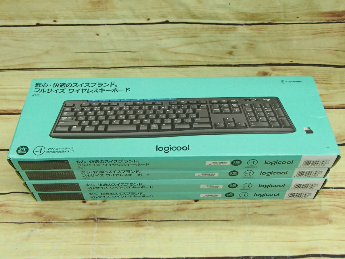 ロジクール ワイヤレスキーボードK275 WIRELESS KEYBOARD K275 4個セット(ワイヤレスキーボード)｜売買された ...