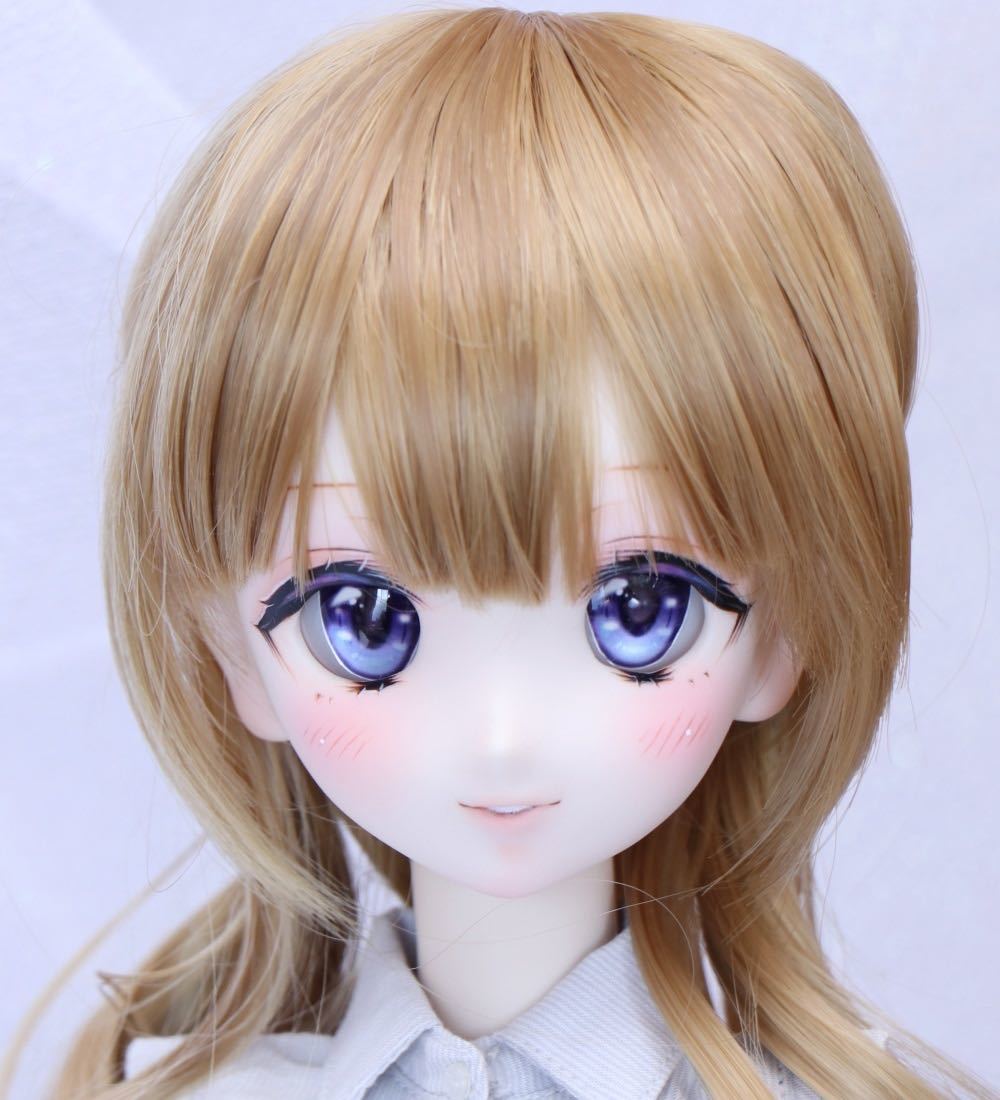 DDH-06/セミホワイト肌★カスタムヘッド+試作レジンアイ★難あり/ソフビ盛り おもちゃ、ゲーム