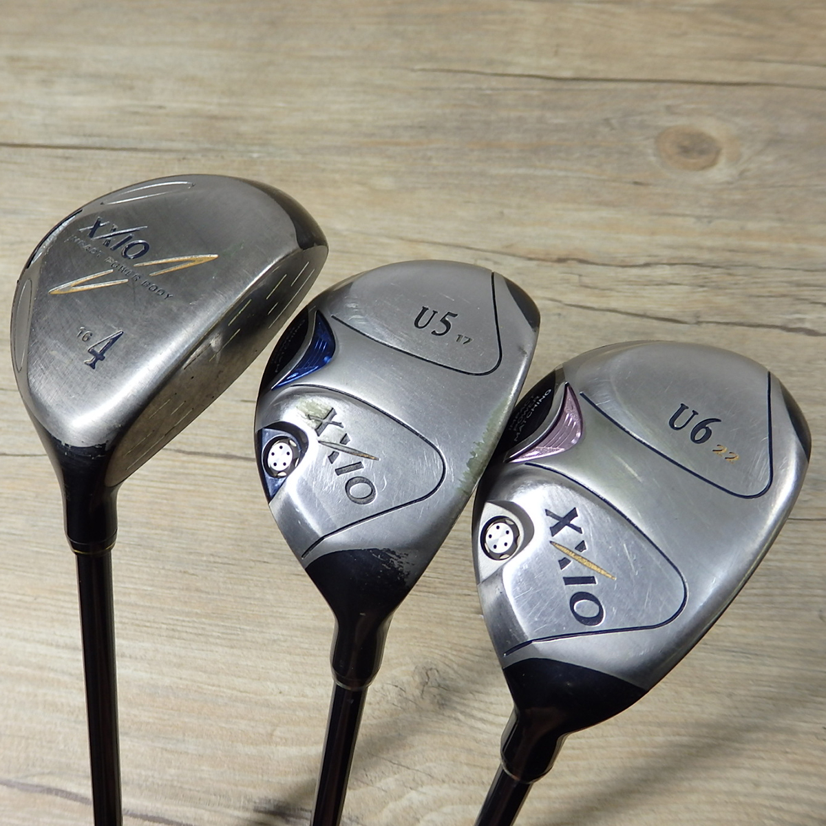 DUNLOP ダンロップ XXIO MP500 フレックス S/R ユーティリティ 3本セット U5 17° U6 22°MP300 R 4番ウッド ゼクシオ ゴルフクラブ KB(セット ...