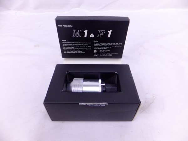 oyaide オヤイデ電気 M1 ICEコネクター / F1 電源プラグ オスメス セット オーディオ 音響 M5190878(音響用ケーブル ...