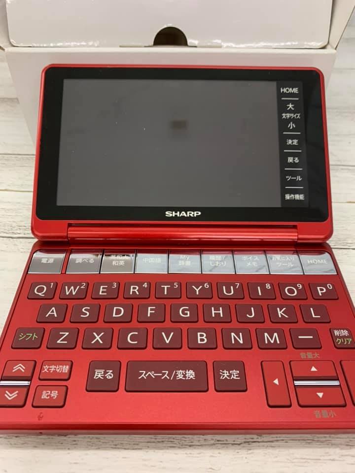 シャープ SHARP カラー電子辞書 Brain PW-SB1-R 状態良好 欠品あり(シャープ)｜売買されたオークション情報、yahooの商品情報をアーカイブ公開 - オークファン ...