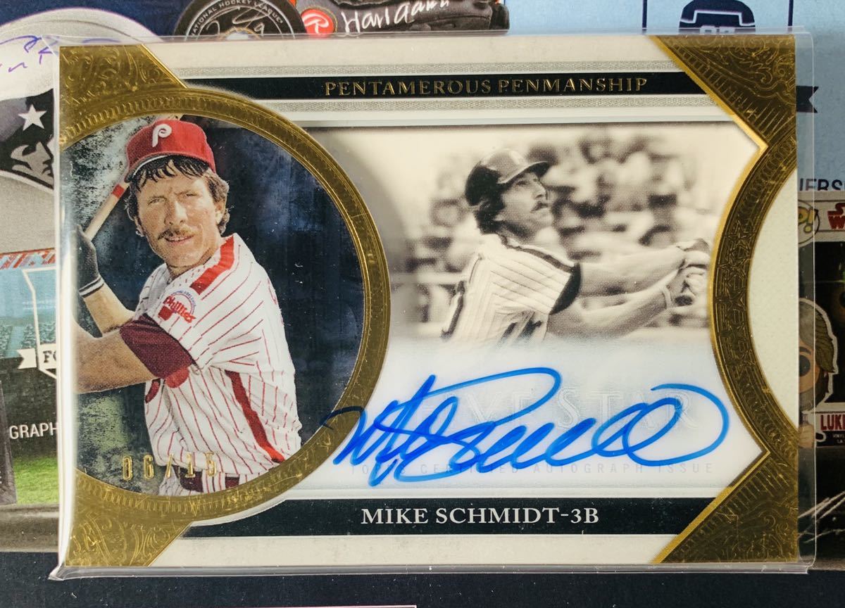 2020 Topps Five Star MLB Mike Schmidt Phillies 06/15枚限定 Auto 直書きサイン ...