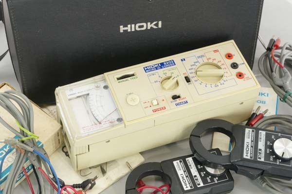 DW HIOKI 8202 MICRO Hi CORDER マイクロハイコーダー CLAMP ON PROBE 9008 2 取扱説明書 ...