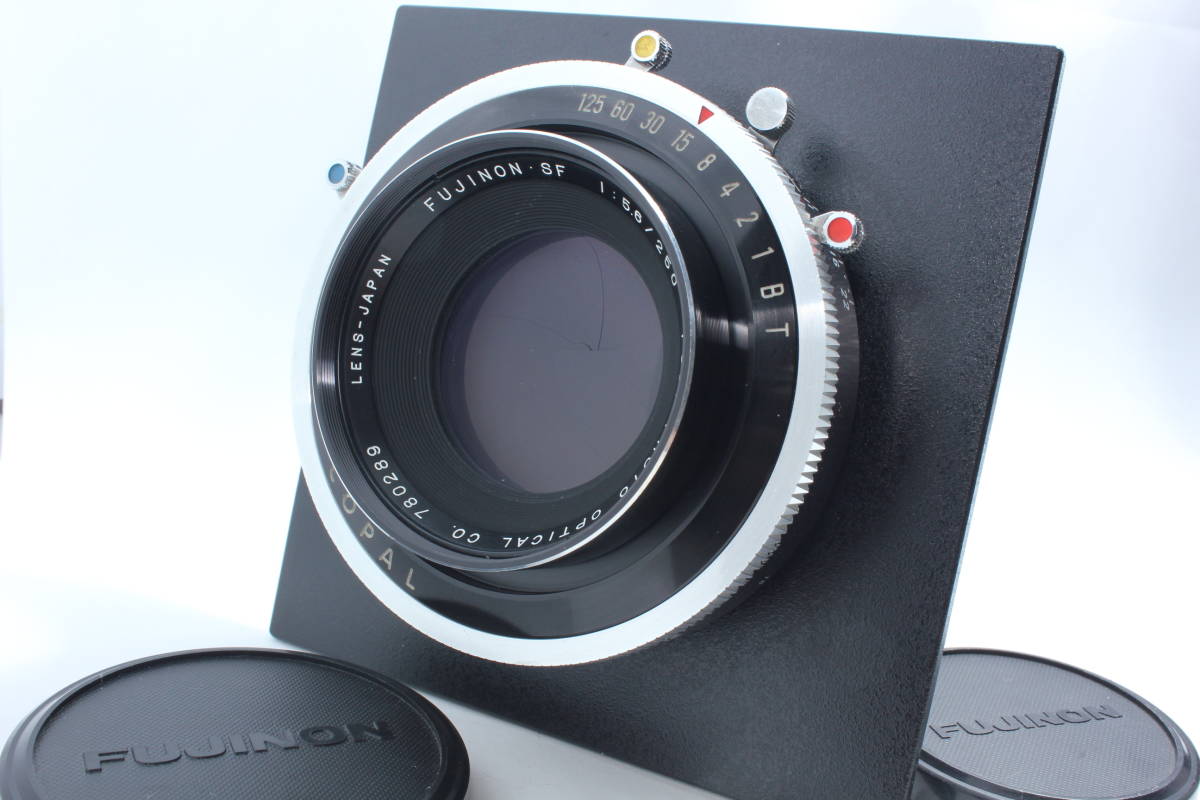 フジノン 大判レンズ FUJINON SF 250mm F5.6 FUJI PHOTO OPTICAL CO. COPAL シャッター ...