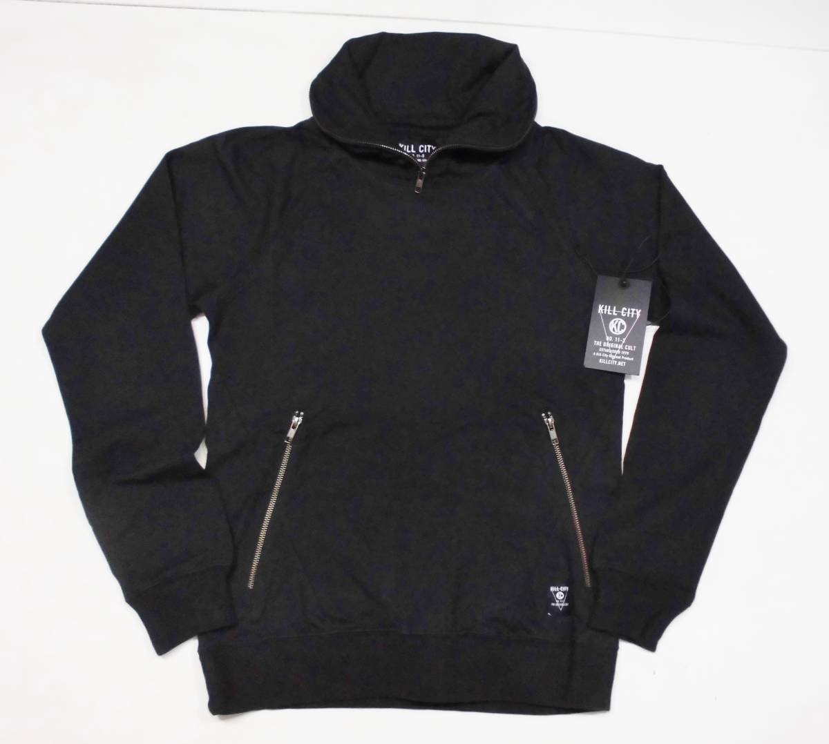 超特価 USA L.A KILL CITYキルシティ ショールカラープルオーバー／黒(Sサイズ)｜売買されたオークション情報、yahooの商品 ...