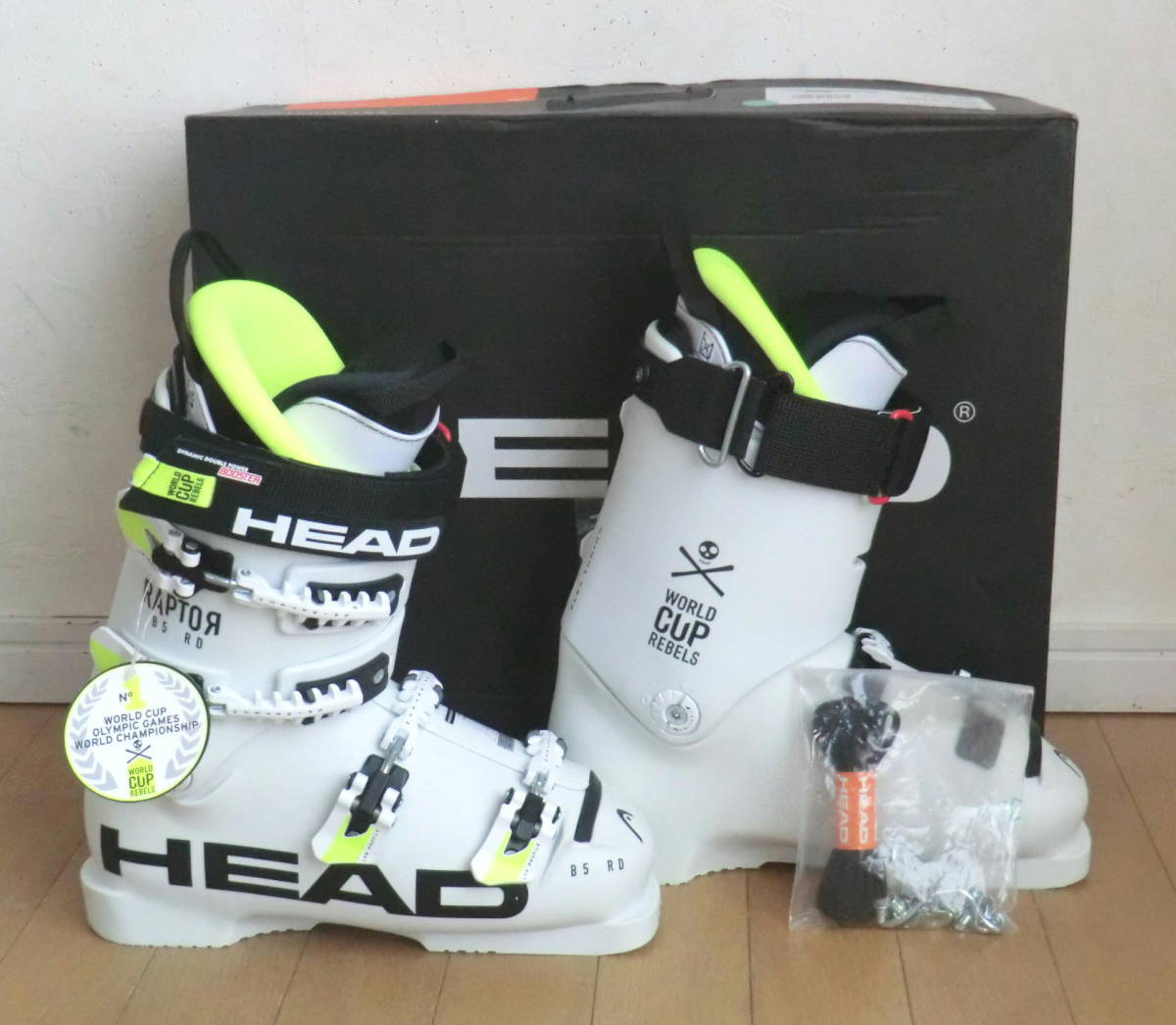 即日発送OK 18-19 ヘッド/HEAD RAPTOR B5 RD スキーブーツ 26.5cm 303mm(26.5cm)｜売買された ...