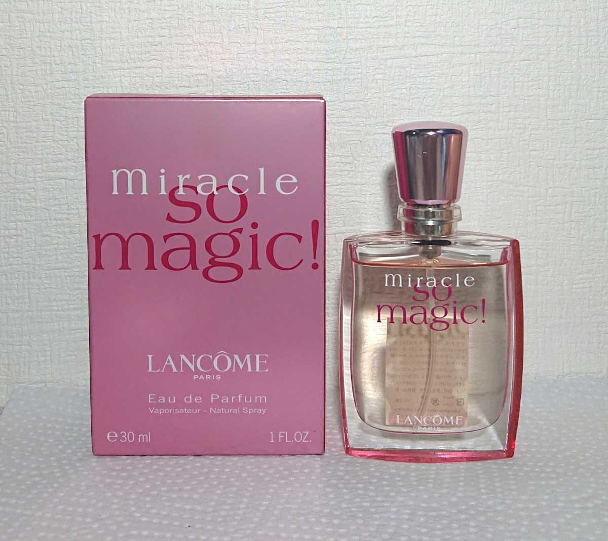 残量多め ランコム ミラク ソー マジック EDP 30ml LANCOME Miracle so magic(ランコム)｜売買された ...
