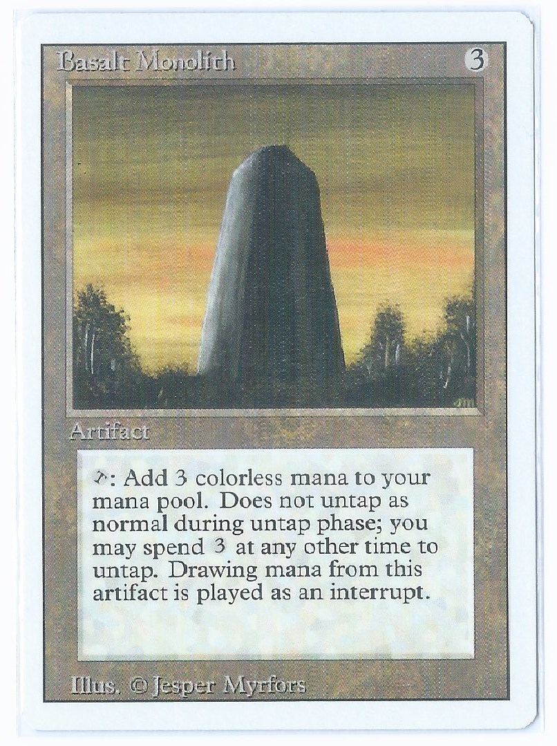 玄武岩のモノリス/Basalt Monolith 3ED 英1② 匿名配送(アーティファクト)｜売買されたオークション情報、yahooの商品情報をアーカイブ公開 - オークファン（aucfan ...