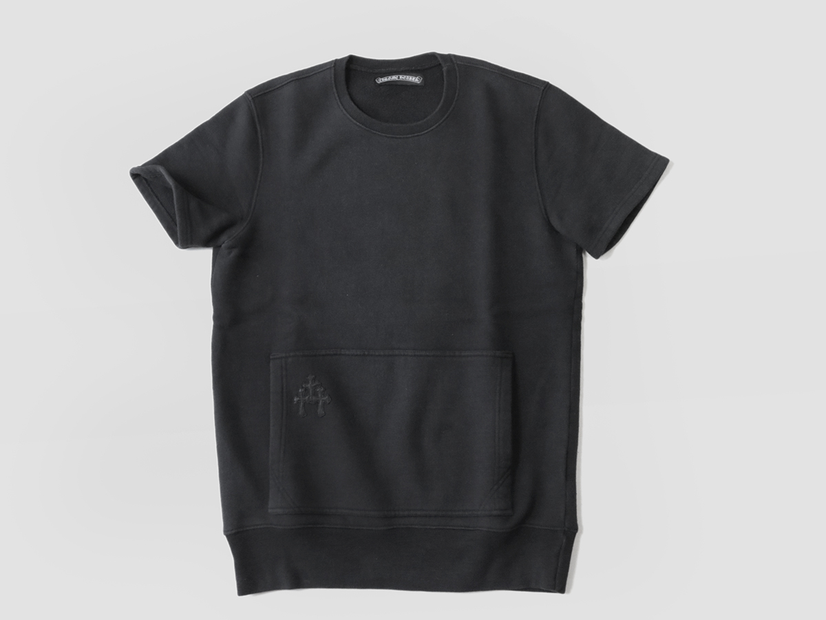 Chrome Hearts 半袖 スウェット 黒 Sサイズ クロスパッチ 裏起毛 ヘビーウェイト トレーナー クロムハーツ UT-130(トップス)｜売買されたオークション情報、yahooの ...