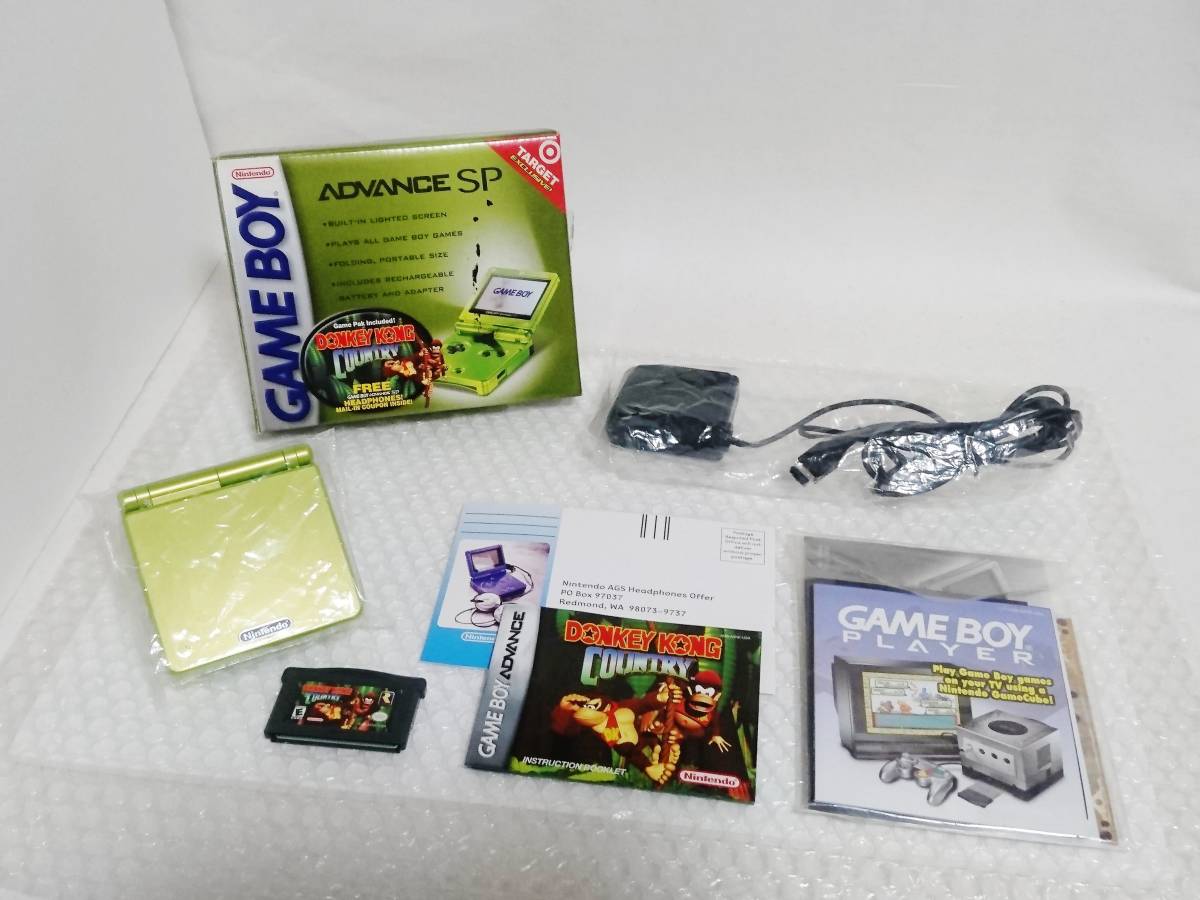 +海外限定品 Nintendo GAMEBOY ADVANCE SP LIME TARGET EXCLUSIVE U/AGS-S-T001 ...