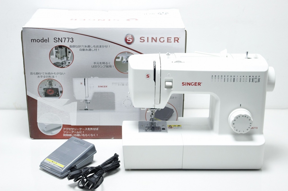 通電確認済み SINGER シンガー SN773 ミシン 裁縫 手芸 ジャンク 11-E060/1/160(本体)｜売買されたオークション情報、yahooの商品情報をアーカイブ公開 ...