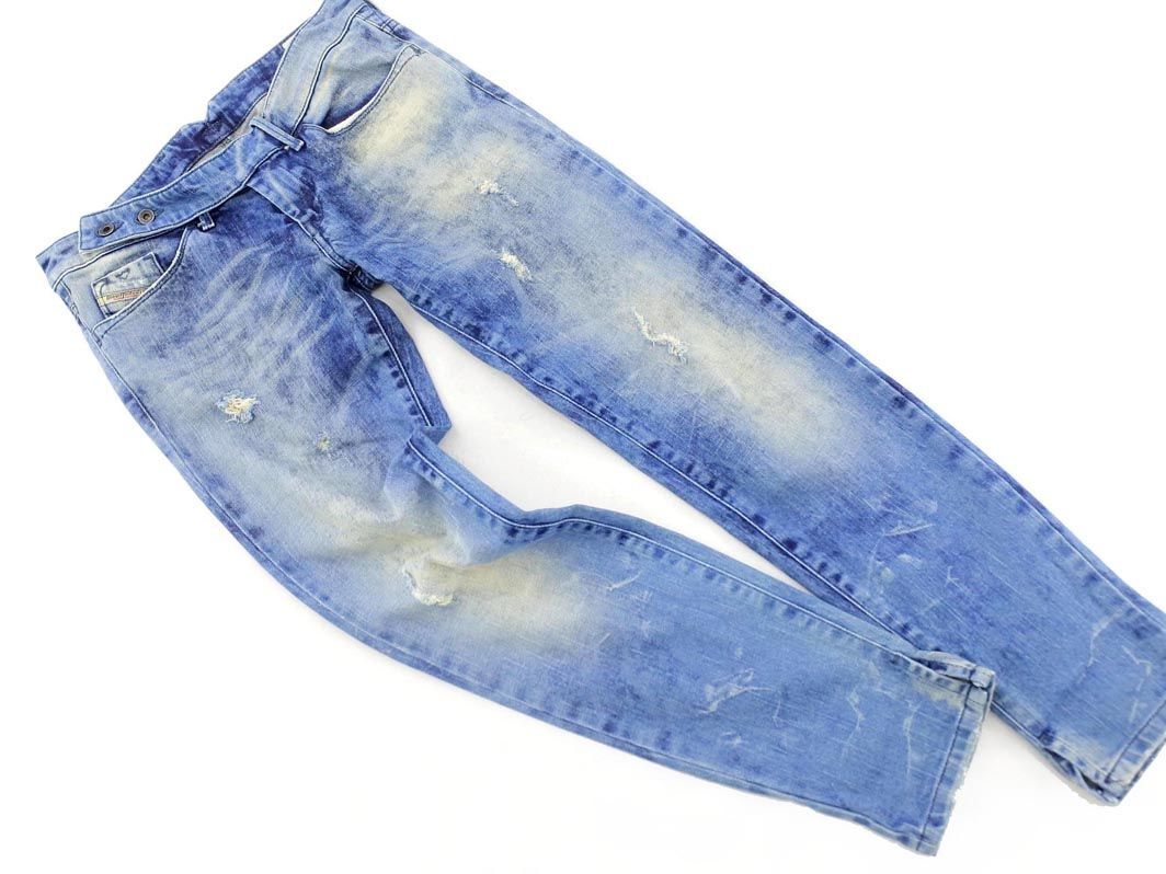 DIESEL ディーゼル ダメージ加工 デニムパンツ size27/青 akb9(ジーンズ)｜売買されたオークション情報、yahooの商品情報をアーカイブ公開 - オークファン（aucfan.com）