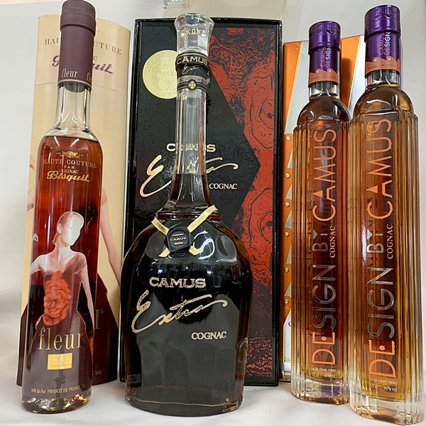 【YH-4416】未開栓 CAMUS カミュ EXTRA エクストラ ロングネック DESIGN BY デザインバイ カミュ 2本 ...