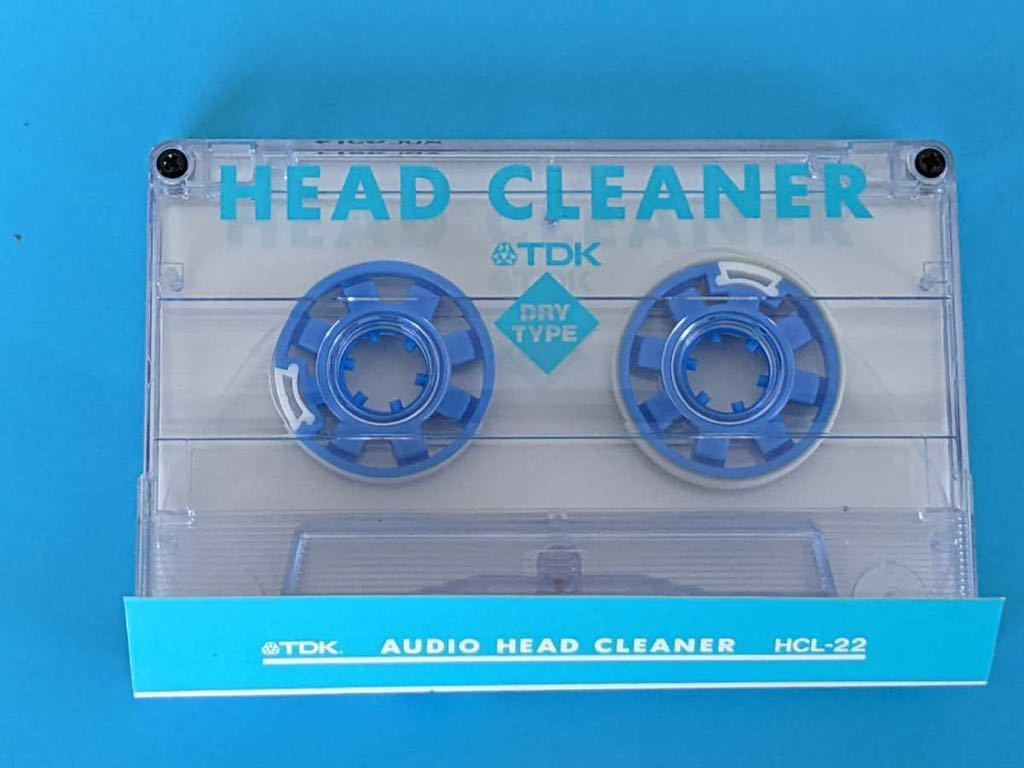 TDK 乾式ヘッドクリーナー/HCL-22 オーディオカセット用 Audio Head Cleaner/DRY TYPE ワンオーナー使用品 ...