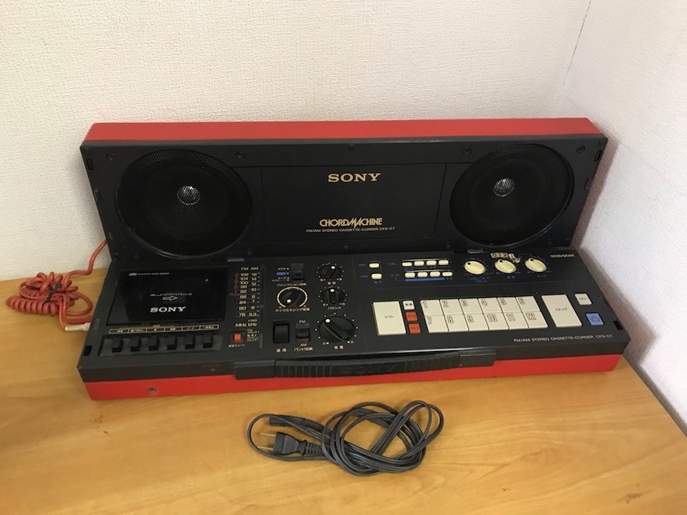 当時物 ラジカセ SONY CFS-C7 CHORD MACHINE コードマシン 昭和レトロ(ラジカセ)｜売買されたオークション情報 ...