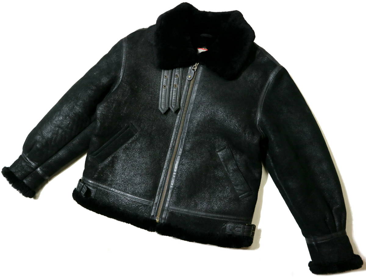 訳あり /バイク向き WIND ARMOUR ウインドアーマー 羊革 B-3 ムートンジャケット 黒 Lサイズ 身長175-182センチ位(Lサイズ)｜売買されたオークション情報、yahooの ...