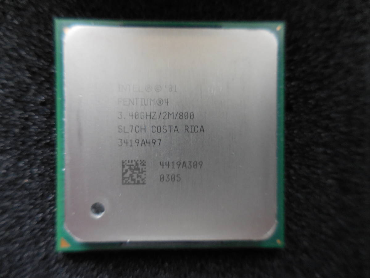 Intel Pentium 4 Extreme Edition 3.40GHz/2M/800MHz SL7CH Socket 478 返品対応 ...