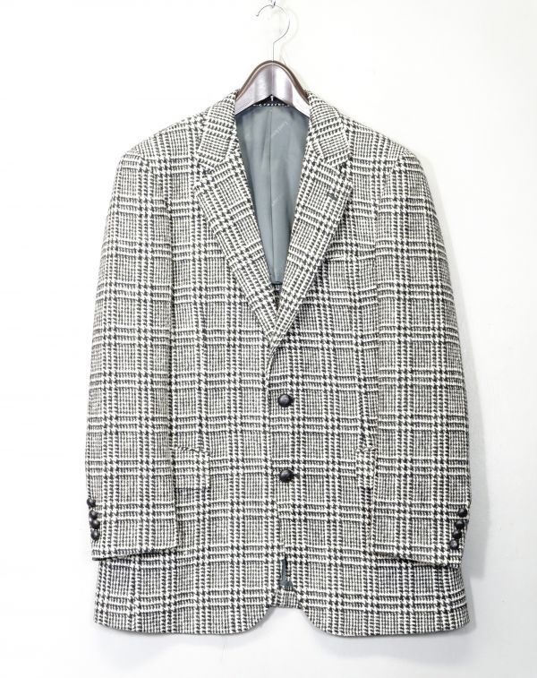 TB5371// Lord Arran ハリスツイードジャケット/グレンチェック柄/バスケットボタン/2Bテーラードジャケット/ブレザー(Sサイズ)｜売買されたオークション情報、yahooの ...