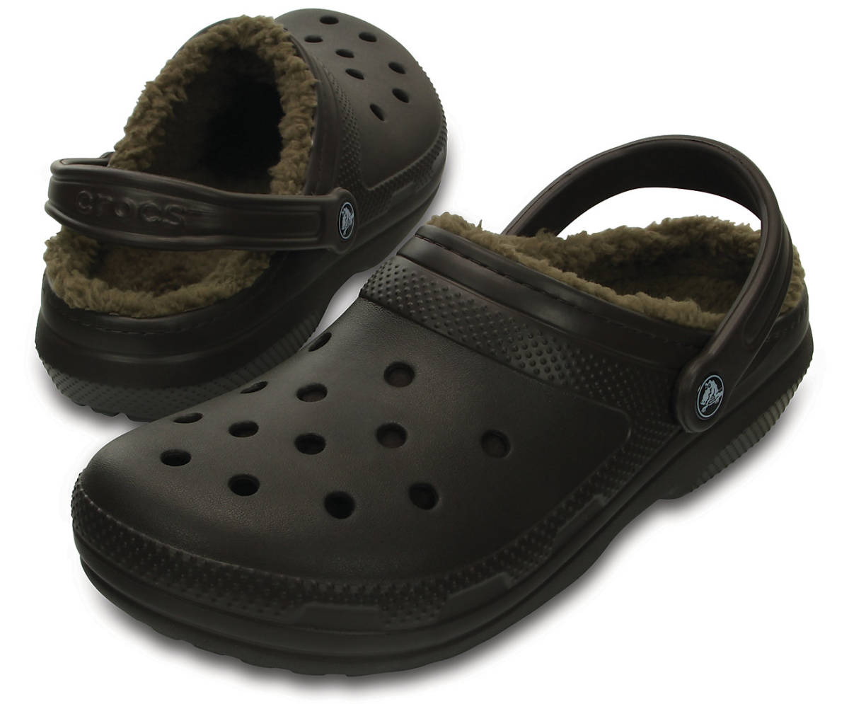 27cm クロックス crocs classic lined clog クラッシック ラインド クロッグ Espresso / Walnut ブラウン M9 W11 ボア(27cm)｜売買され ...