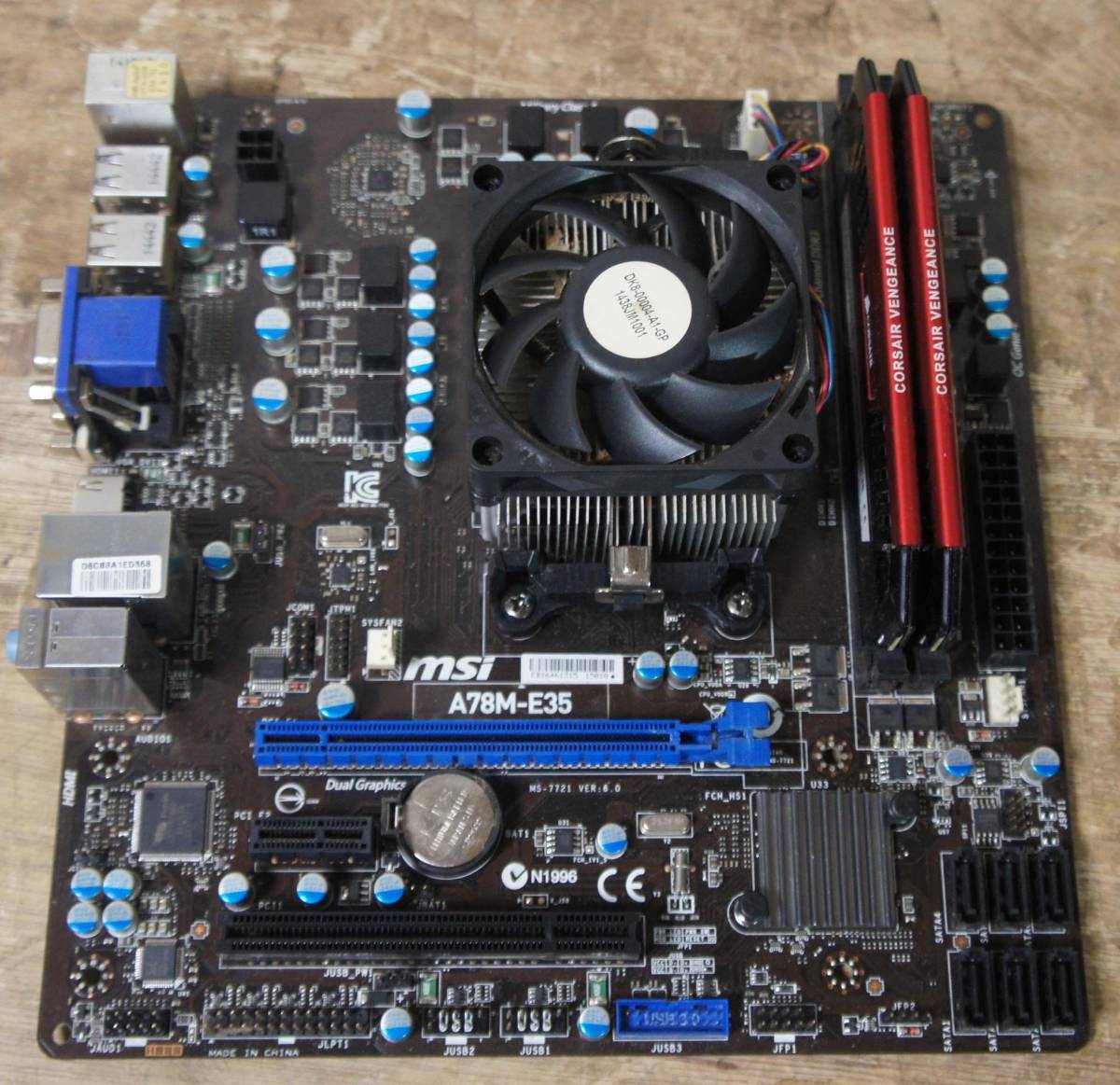 CPU AMD A10-7800 メモリ 8GB マザーボード msi A78M-E35 動作未確認 S59(その他)｜売買されたオークション情報、yahooの商品情報をアーカイブ公開 ...