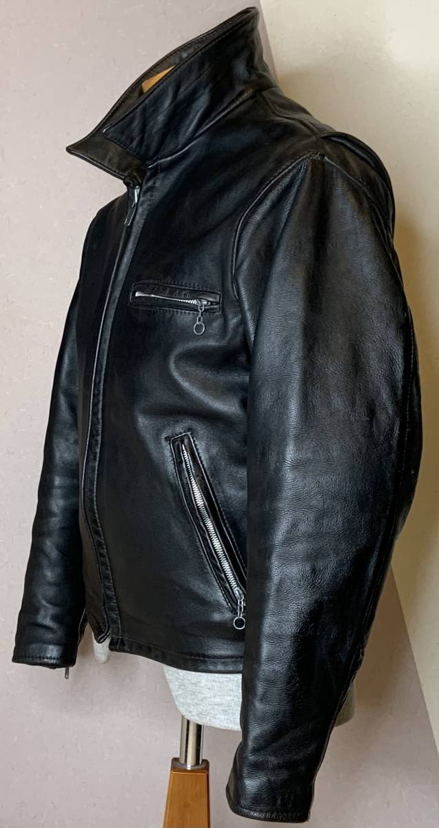 schott 38 642黒schott シングルライダース 米国製 ショット バイク 牛革ジャン ハーレー(ライダースジャケット)｜売買されたオークション情報、yahooの商品情報を ...