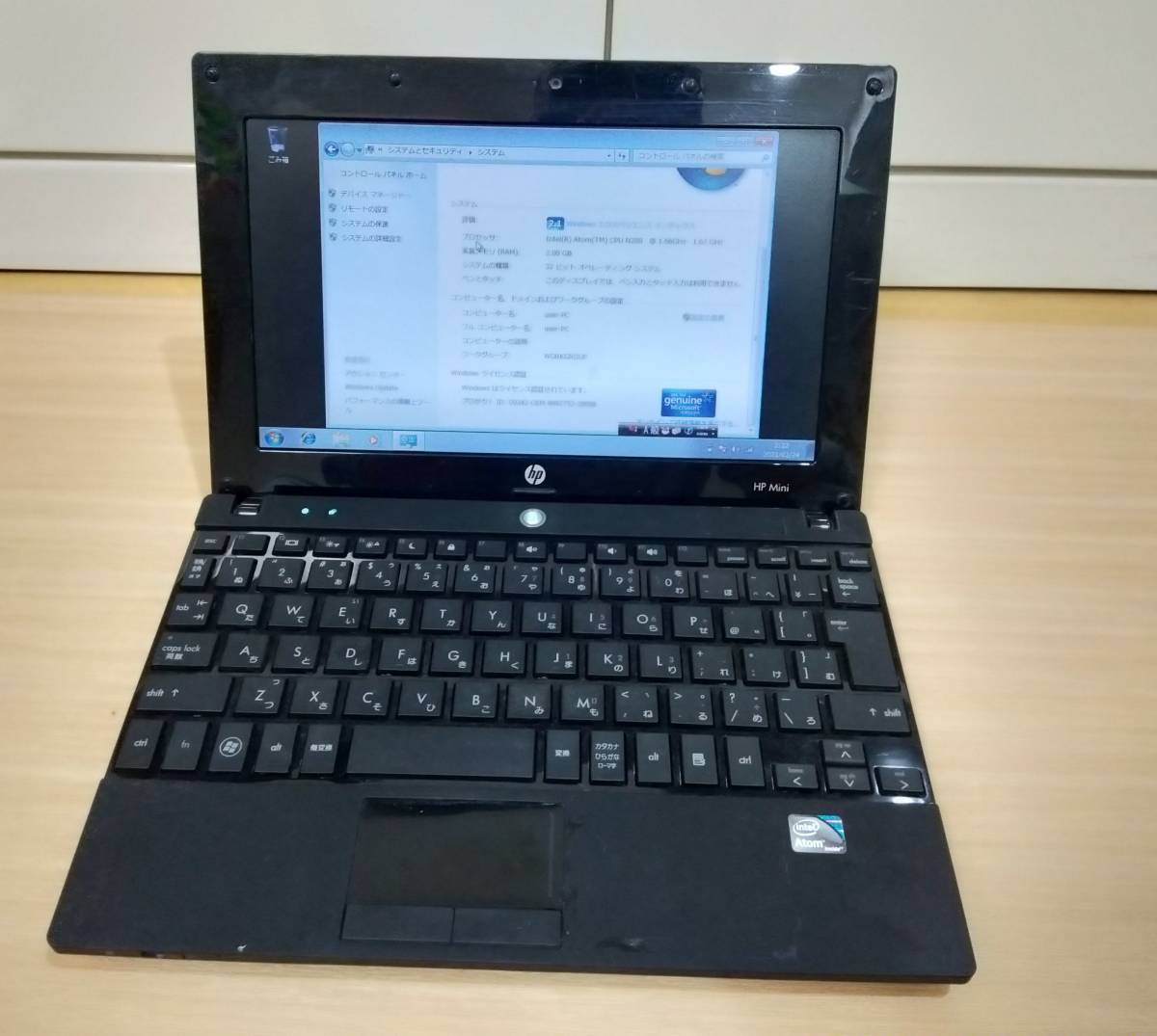 HP Mini 5101 N280 2GB 160GB 10.1型 Windows7 stater(13インチ未満)｜売買されたオークション ...