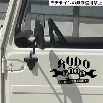 RUDO TOOLステッカー 大 マックツールMACスナップオンSNAP ON トヨタ ニッサン ホンダ ダイハツ スズキ VW AUDI ...