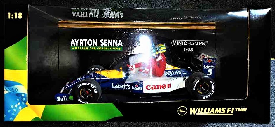 Minichamps 1:18 Williams Renault FW14 British Grand Prix 1991 July 14th ...
