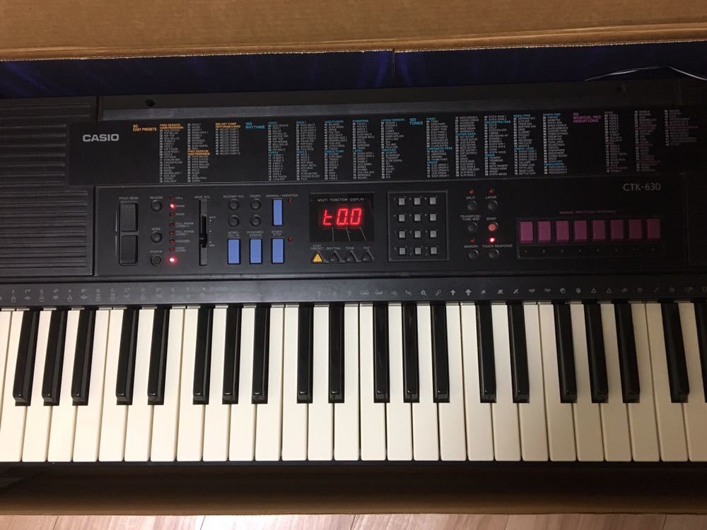 ☆CASIO電子キーボード 電子ピアノ 61鍵盤 CTK-630☆音楽教室用にも！カシオ電子キーボード ｜ホビー、カルチャー