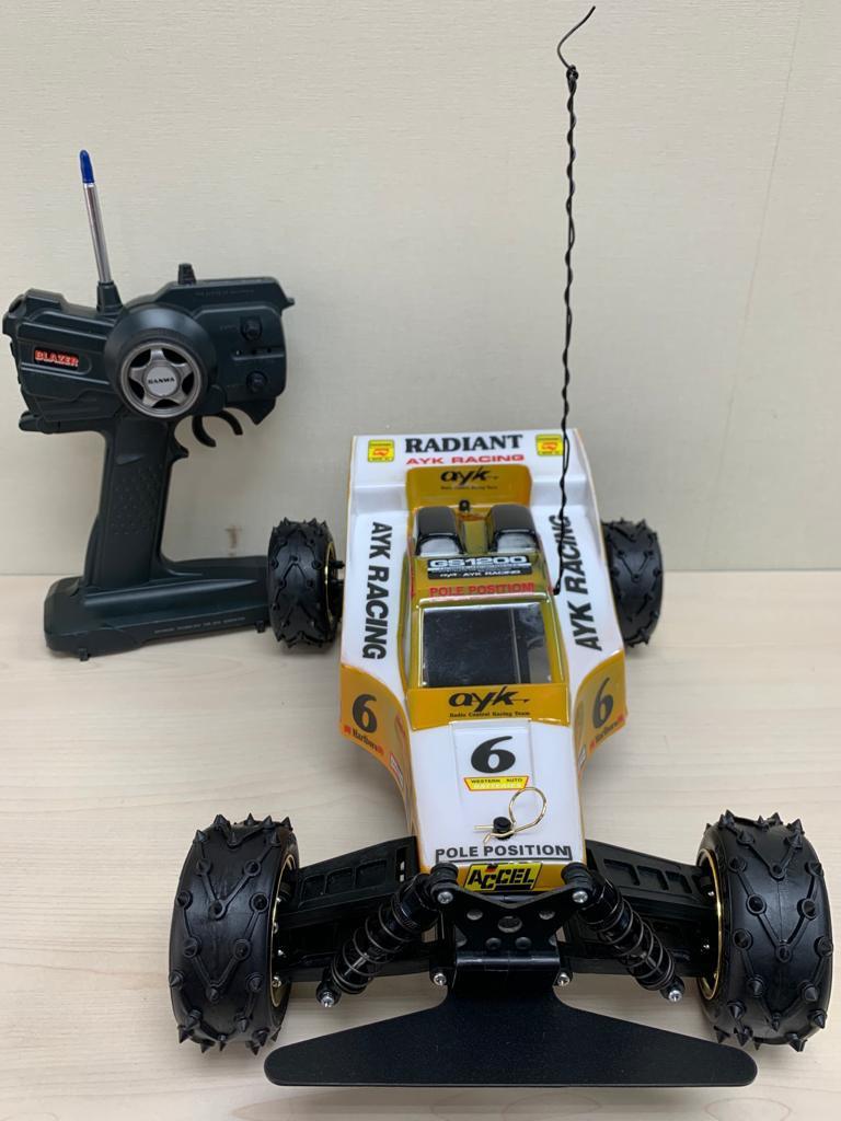AYK 青柳金属工業 4WDオフロードレーサー レイジェント RADIANT プロポ 送信機付 当時物 現状品(完成品（電動）)｜売買された ...