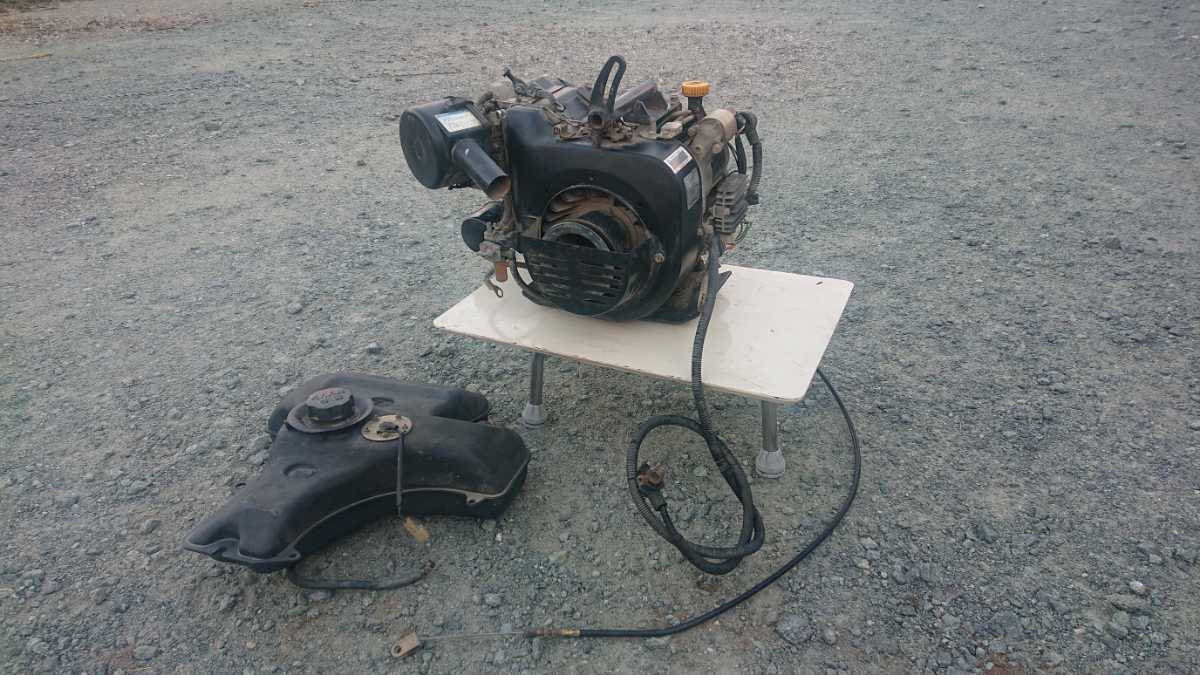 イセキ ガソリンエンジン FE350D 実働 セルモーター 燃料タンク付き 田植機 PA50 ラブリー50 エンジン 三重県から(パーツ ...
