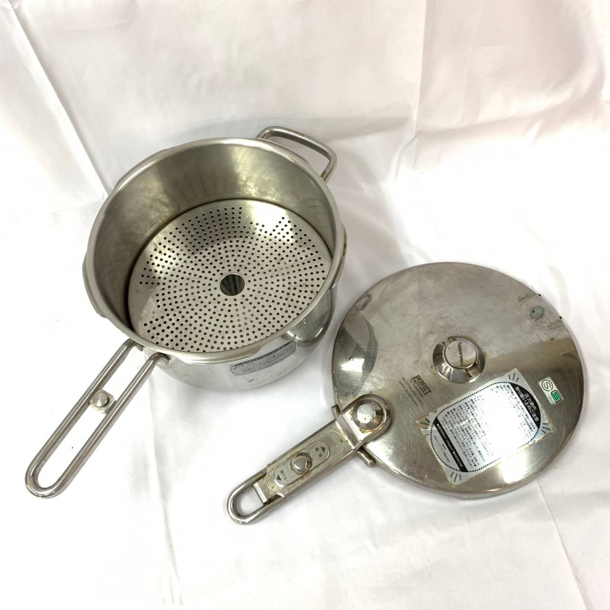 D26c97D タッパーウェア Tupperware 圧力鍋 PERFECT KITCHEN 304 パーフェクトキッチン 圧力 なべ 5.0リットル 取扱説明書付き(圧力鍋)｜売買された ...