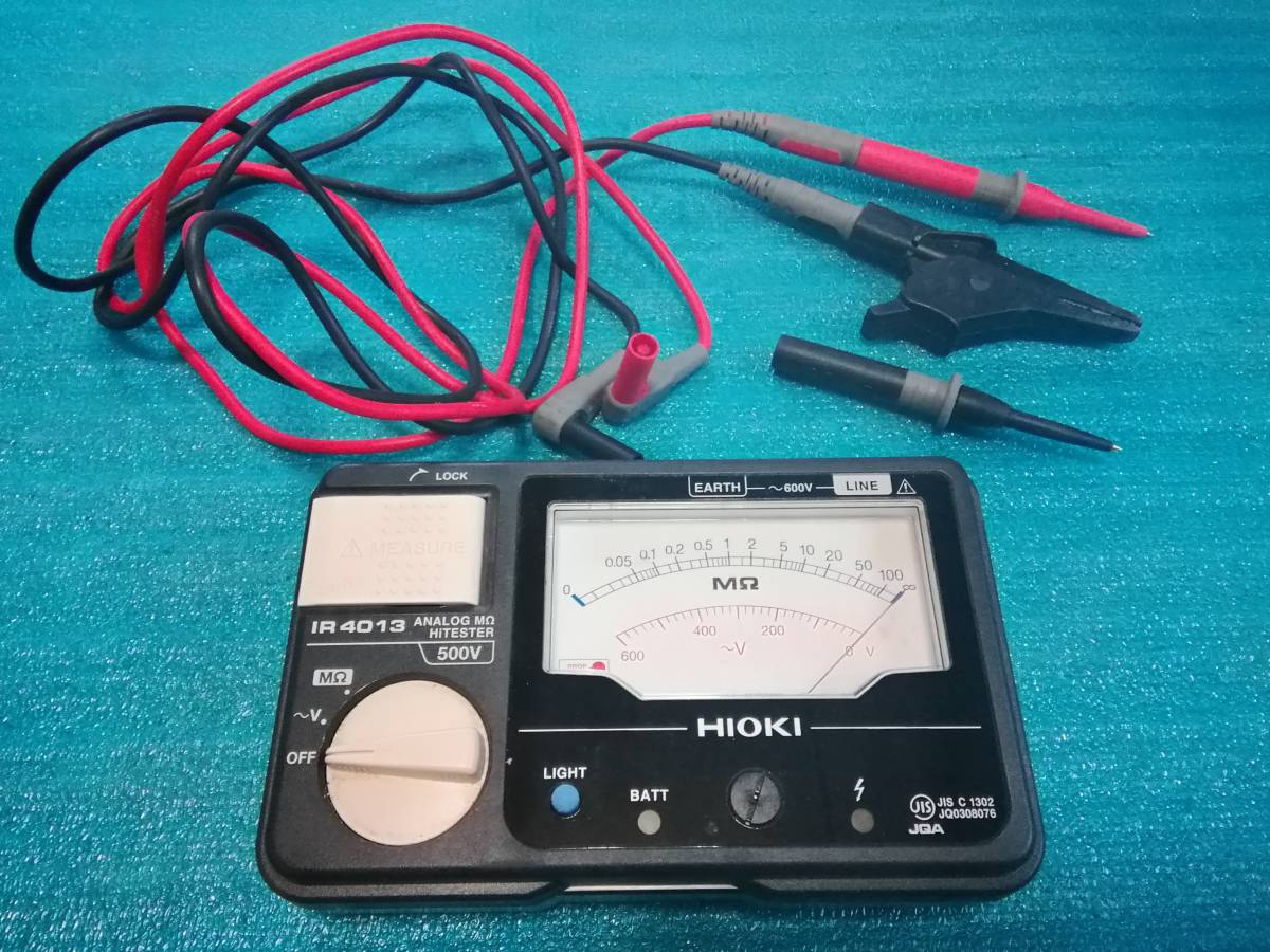 HIOKI アナログ抵抗計 IR4013(電気計測器)｜売買されたオークション情報、yahooの商品情報をアーカイブ公開 - オークファン ...