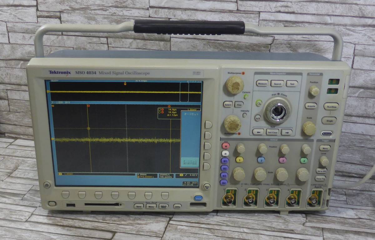 Tektronix MSO 4034 Mixed Signal Oscilloscope 350 MHz 2.5 GS/s オシロスコープ ...