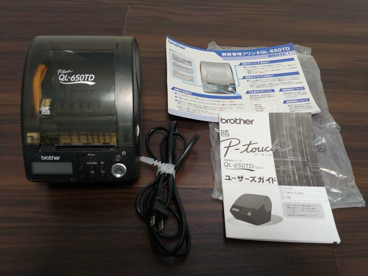 ブラザー QL-650TD PC宛名 ラベルプリンター P-touch BROTHER(ラベル用品)｜売買されたオークション情報、yahooの ...