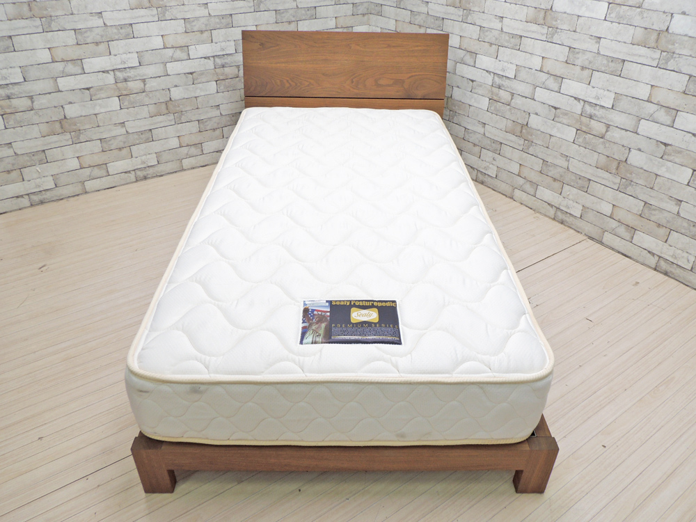 マスターウォール MASTERWAL レヴィベッド LEVY BED シングル ウォールナット 現行品 シーリー社 Sealy マットレス付 総額￥251 200- A(マットレス付き)｜売買 ...