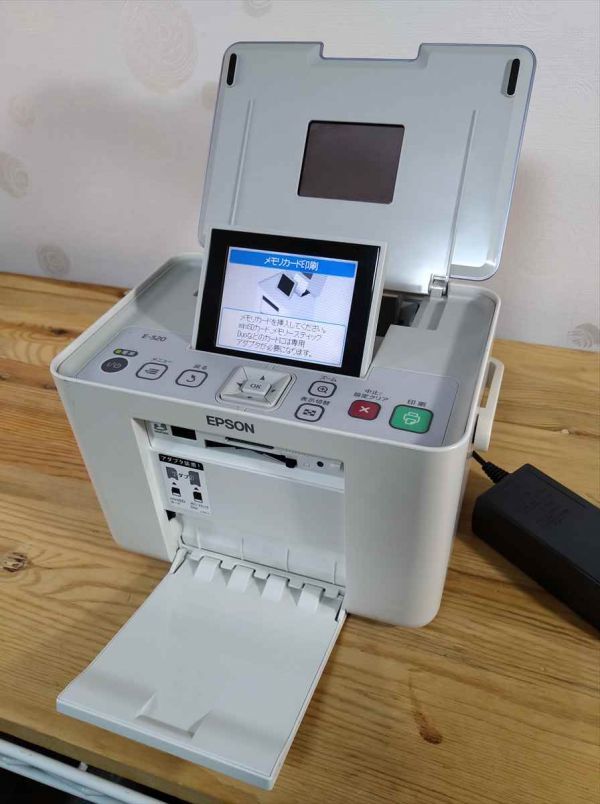 エプソン EPSON コンパクトフォトプリンター カラリオミー Colorio me E-520(エプソン)｜売買されたオークション情報、yahooの商品情報をアーカイブ公開 - オークファン ...