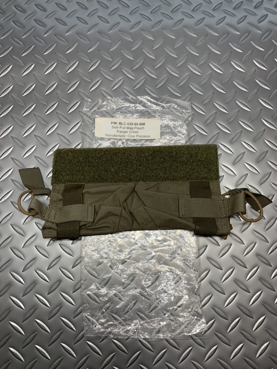 CRYE PRECISION SIDE-PULL MAG POUCH RG 実物 レンジャーグリーン プレートキャリア マガジンポーチ M4 ...