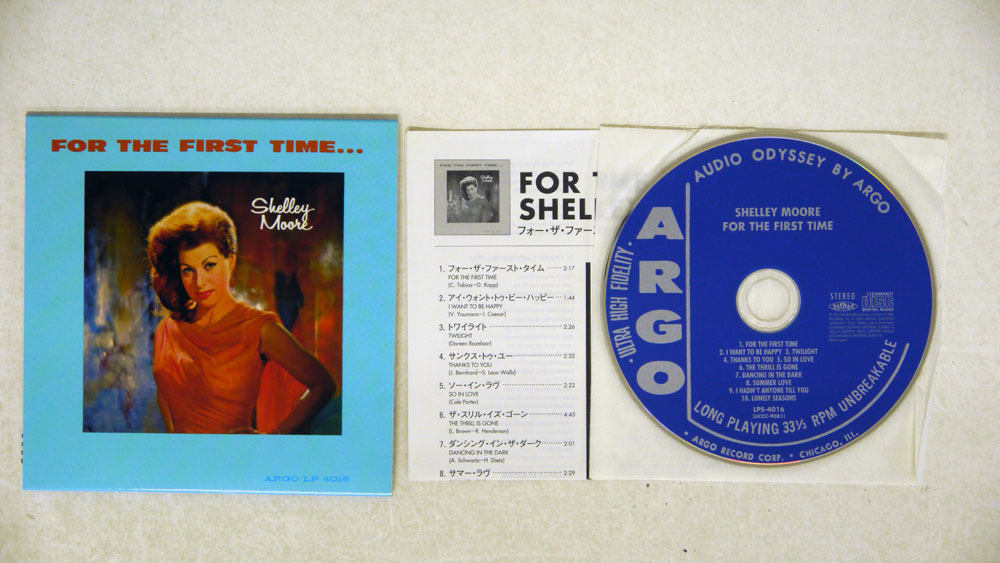 高音質 紙ジャケ SHELLEY MOORE/FOR THE FIRST TIME.../ARGO(フュージョン)｜売買されたオークション情報 ...