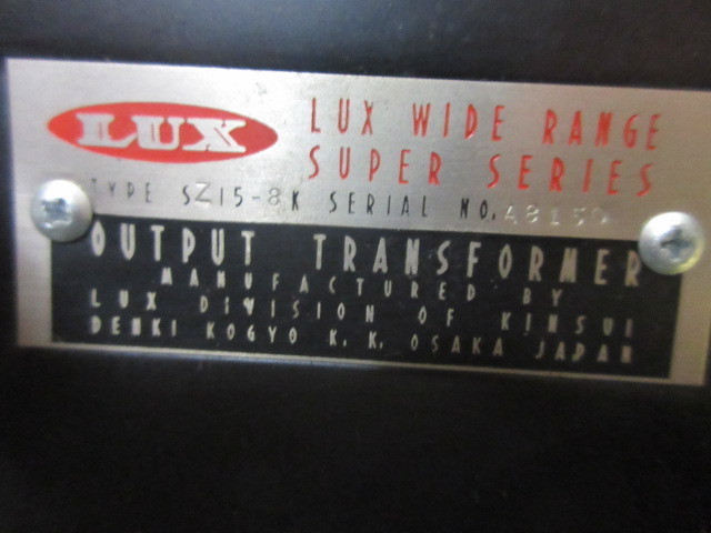 LUX WIDE PANGE SUPER SERIES OUTPUT-TRANSFORMER 箱付 ジャンク(パーツ、部品)｜売買された ...