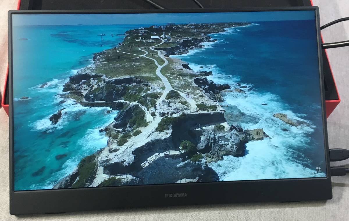 現状品 IRIS OHYAMA PORTABLE MONITOR モバイルモニター 15.6インチ(モニタ)｜売買されたオークション情報 ...