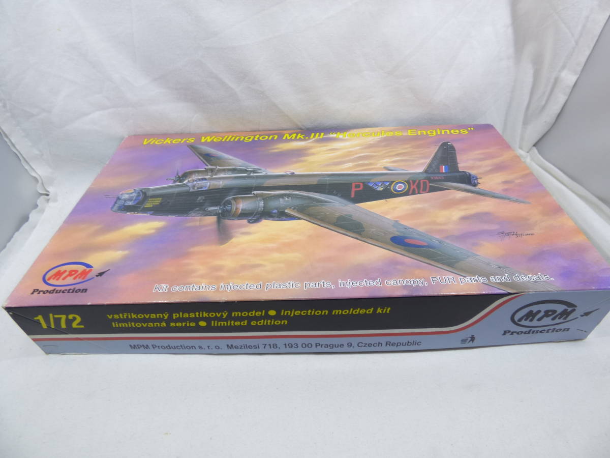全国一律 未組立 MPM 1/72 MPM Vickers Wellington Mk.III Hercules Engines 定形外発送 ...