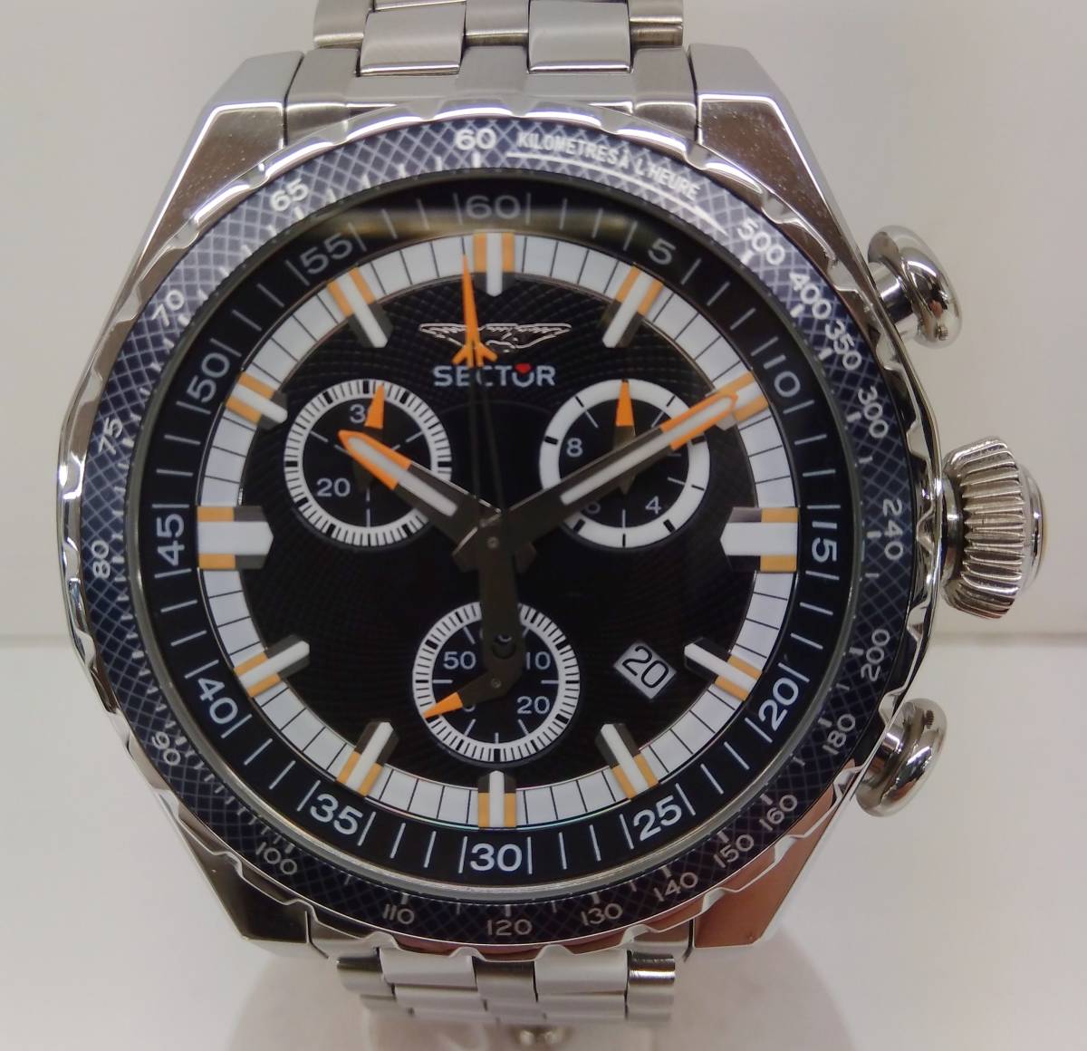 SECTOR セクター 280 シルバー ステンレススチール クロノグラフ メンズ 腕時計(セクター)｜売買されたオークション情報、yahoo ...