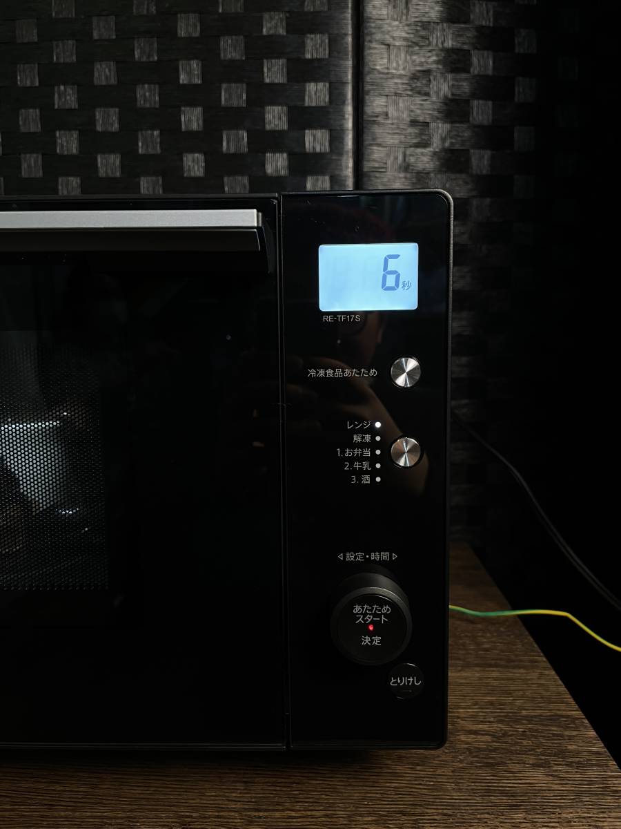 SHARP シャープ RE-TF17S-B 2020年製 単機能 電子レンジ フラットテーブル ブラック 黒 保証有 管理ID：3447(電子レンジ一般)｜売買されたオークション情報 ...