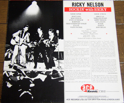 Ricky Nelson - Rockin' With Ricky - LP / 50s ロカビリー Mighty Good There ...