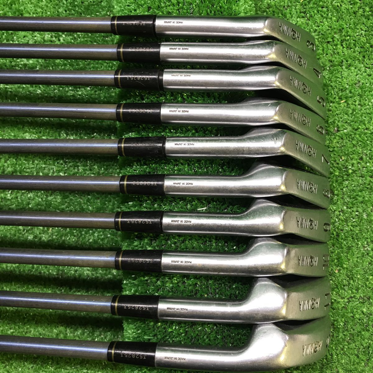 JIS-042 ホンマ HONMA LB-757 キャビティ アイアン3.4.5.6.7.8.9.10.11.S 10本セット 3.5.7.9ソケット浮いてます フレックスR-1(ホンマ ...